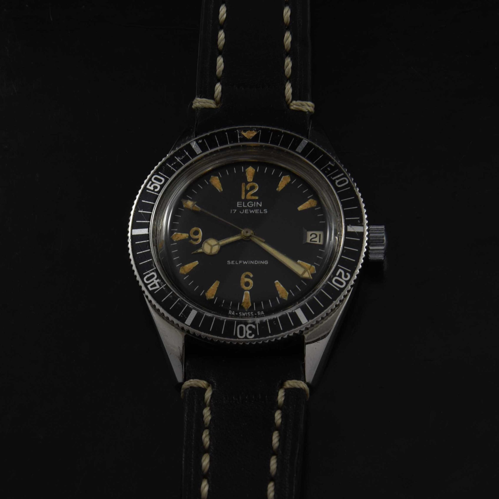 Elgin Steel Vintage 1960s Dive Watch - Watches To Buy - Vintage For Sale